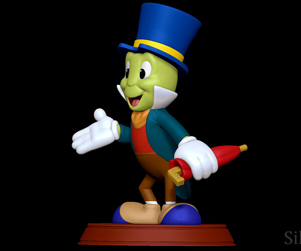 ArtStation - Jiminy Cricket - Pinocchio 3D print model | Resources