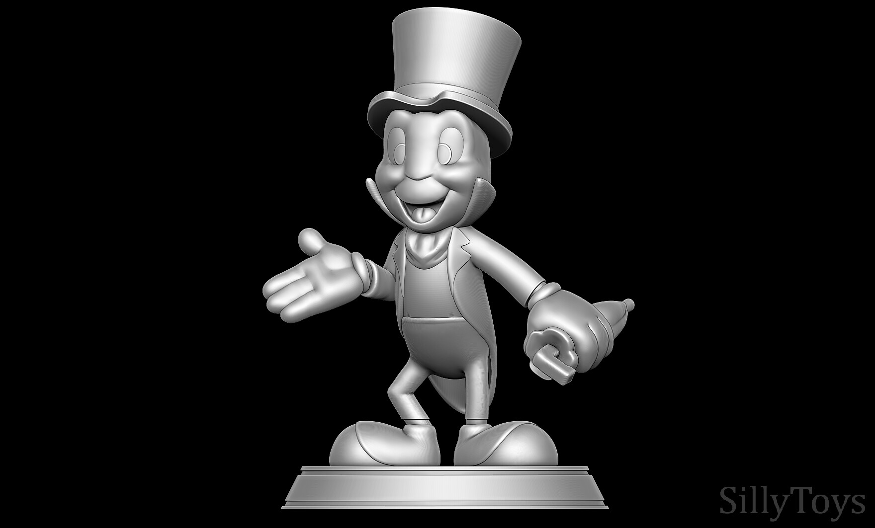 ArtStation - Jiminy Cricket - Pinocchio 3D print model | Resources