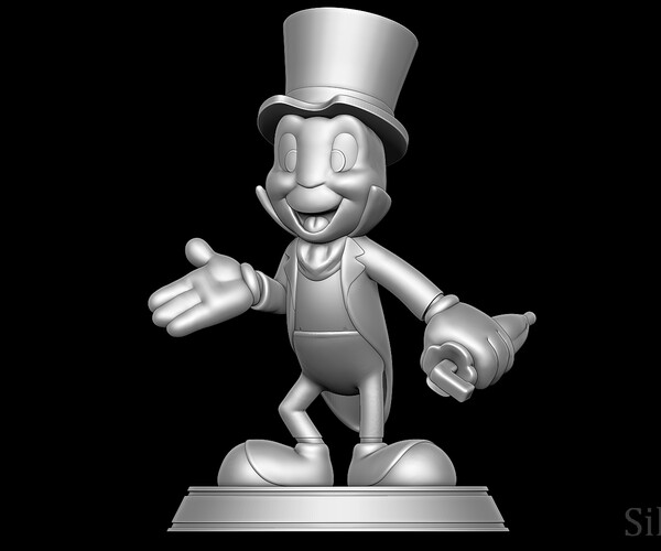 ArtStation - Jiminy Cricket - Pinocchio 3D print model | Resources