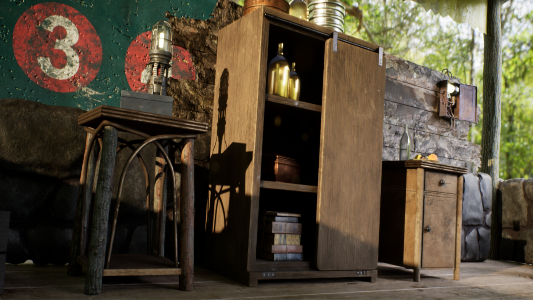 ArtStation - Wooden Furnitures | Special for cabins or wood houses in ...