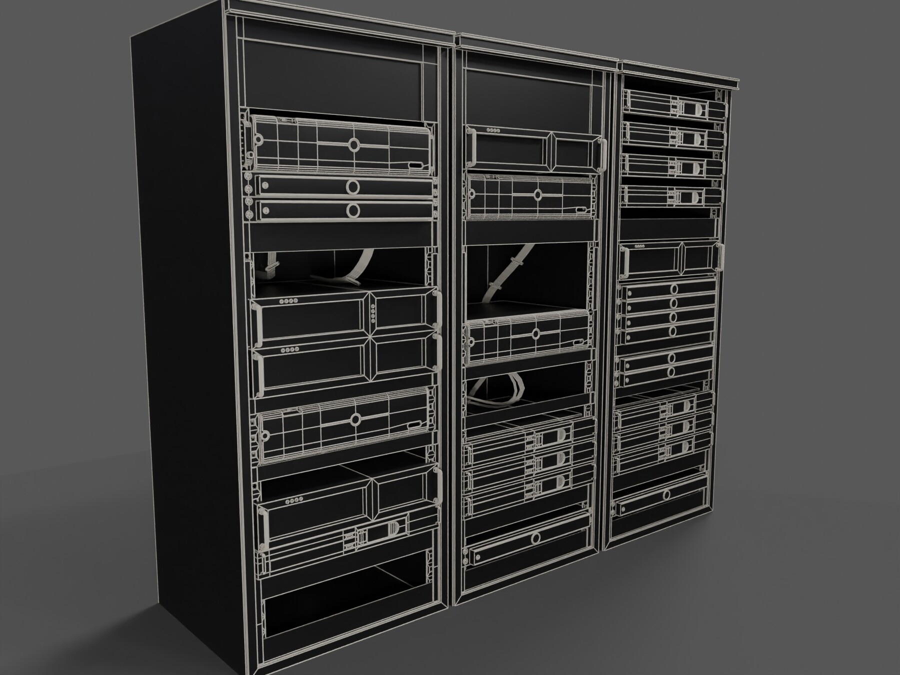 ArtStation - computer servers | Game Assets