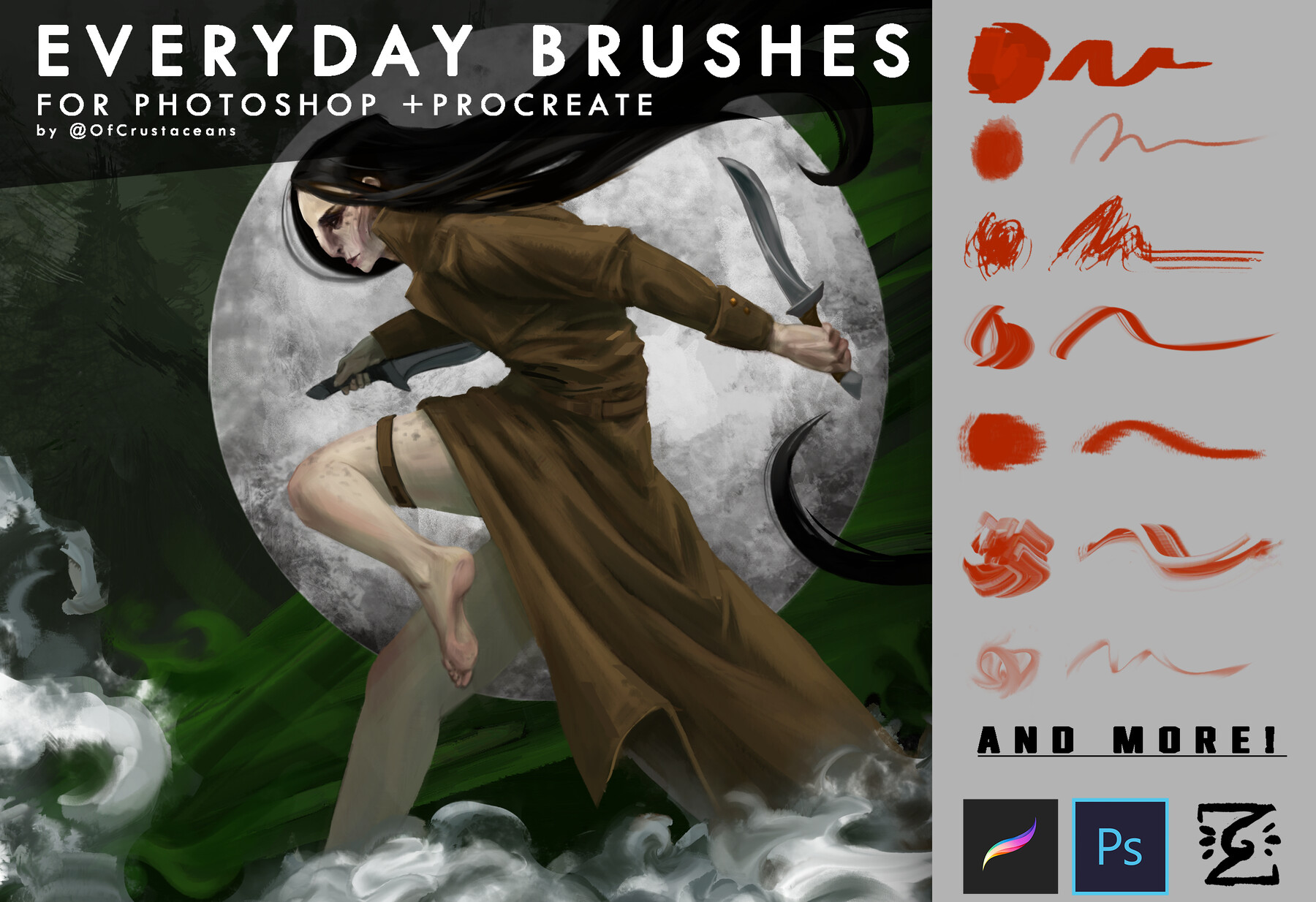 ArtStation - Everyday Brushes for Photoshop and Procreate | Brushes