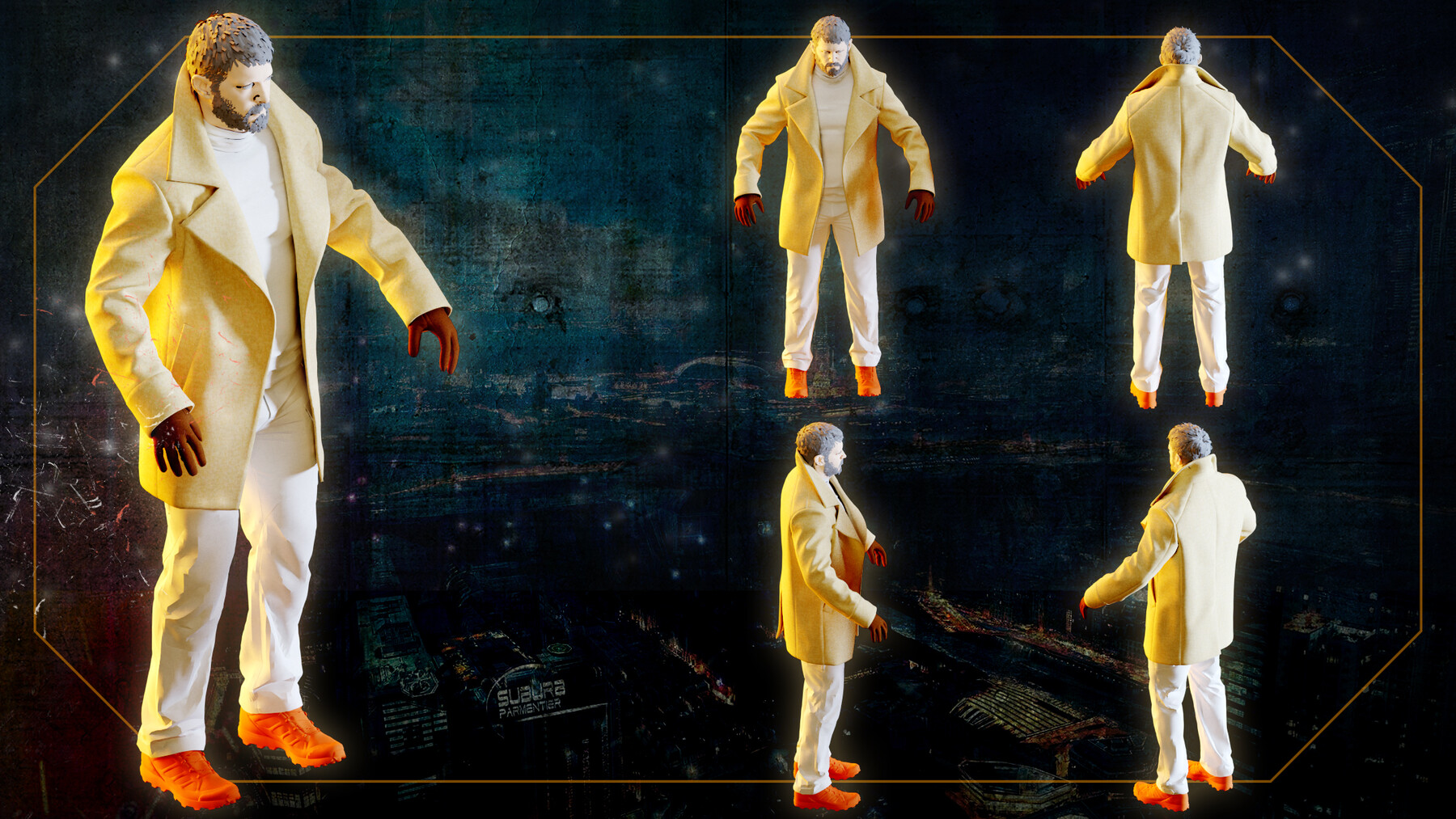 ArtStation - 10 Male Characters_ 3 Free Animals_ 3d model | Game Assets