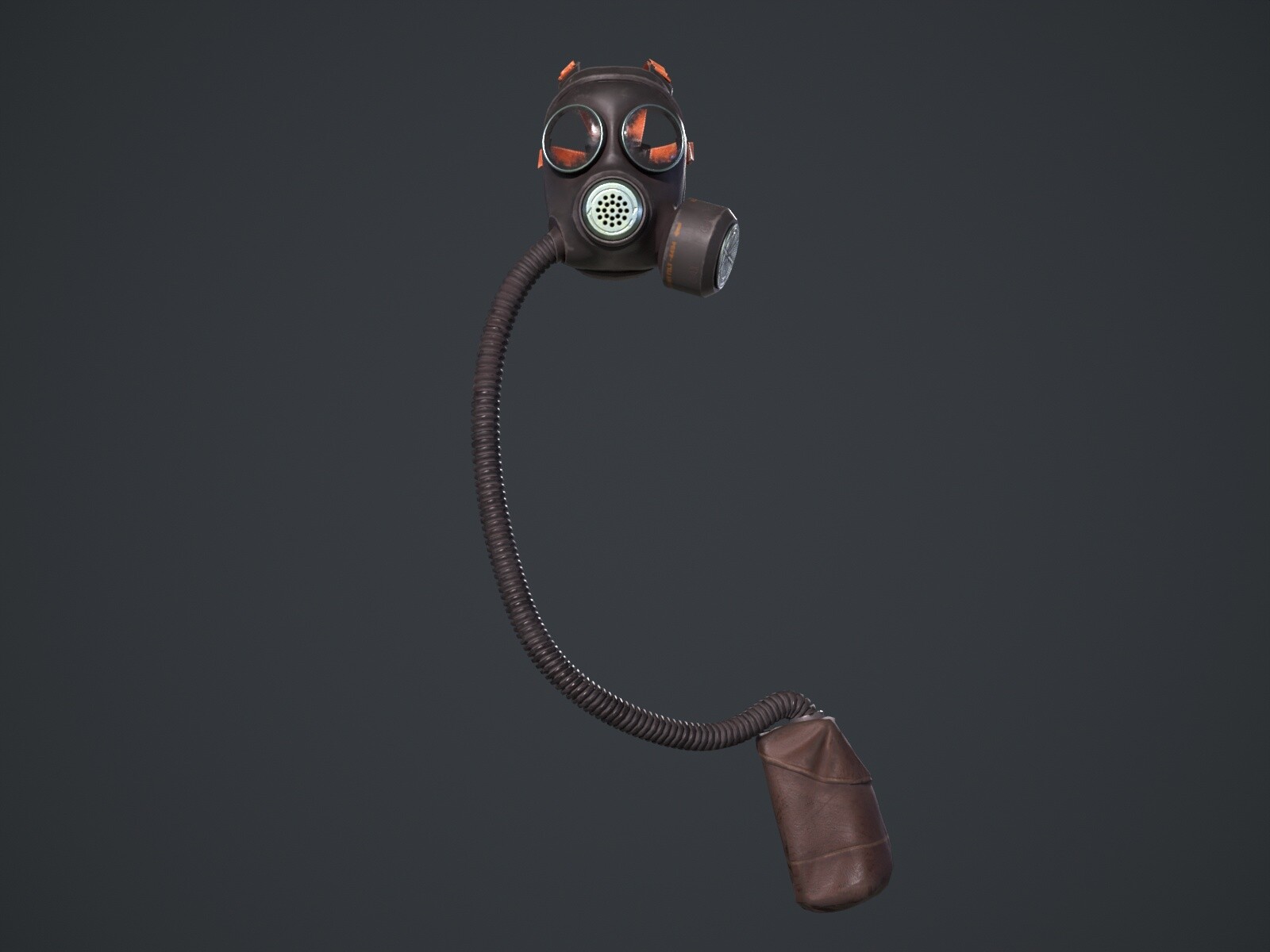 ArtStation - Gasmask with Tube | Game Assets