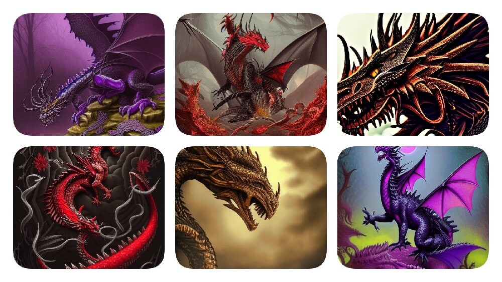 ArtStation - Whimsical Dark Dragon Collection 1 | Artworks