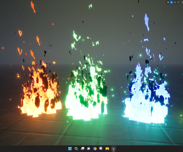 ArtStation - Unreal engine 5 Stylized Fire | Download file | Game Assets