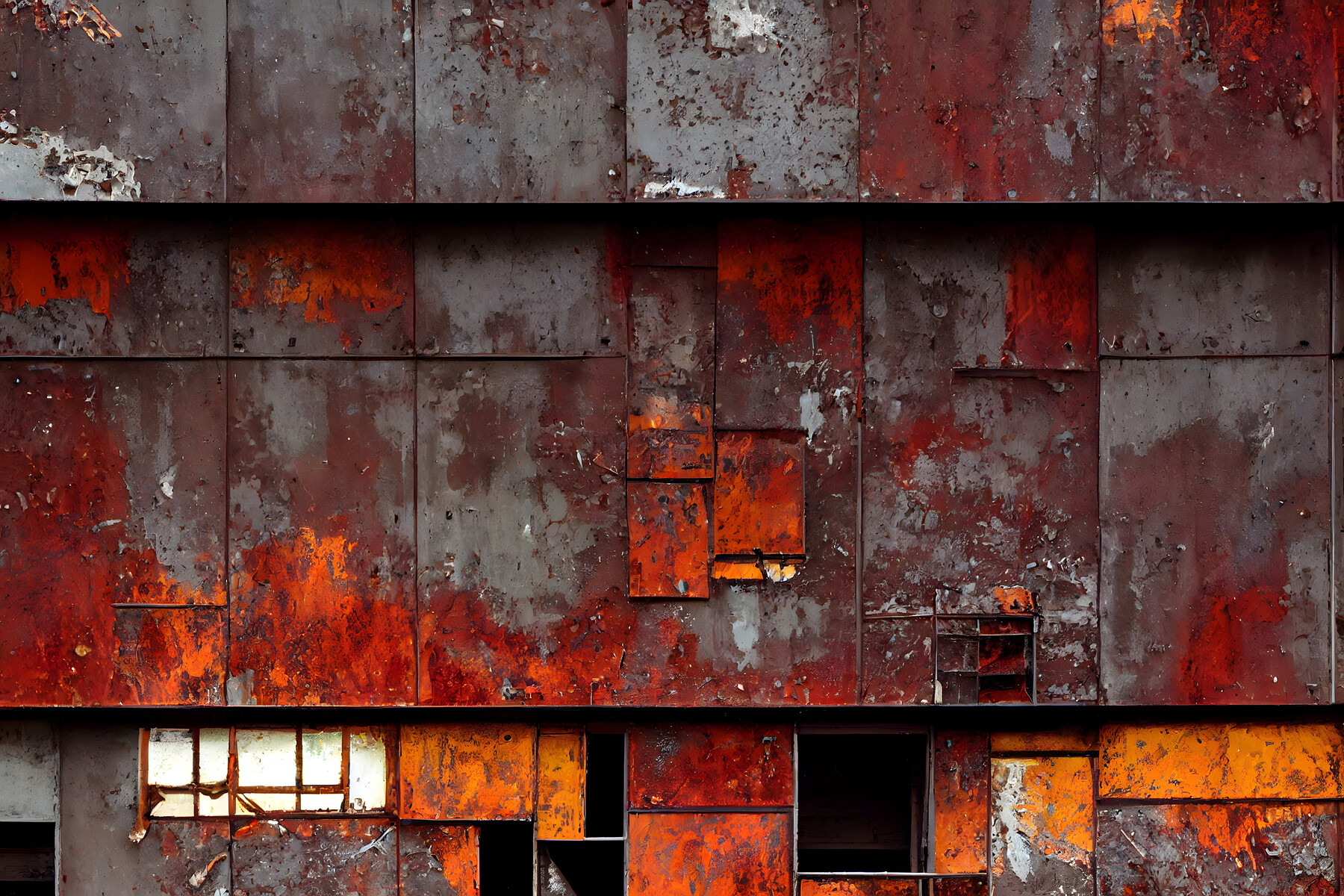 ArtStation - 1284 Steel rust wall sci-fi vol 02 | Artworks