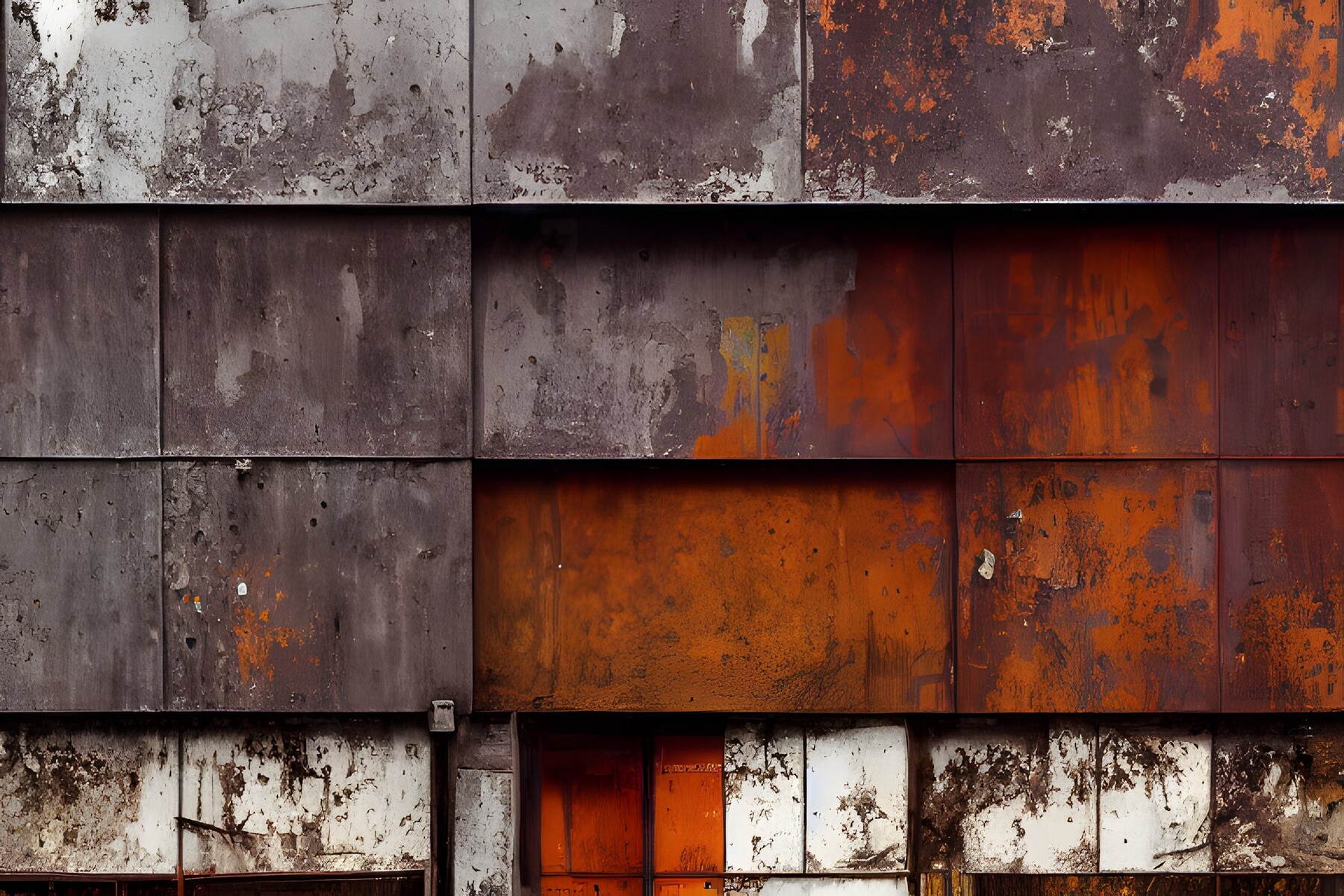 ArtStation - 1284 Steel rust wall sci-fi vol 02 | Artworks