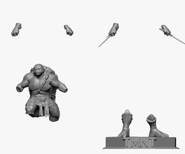 ArtStation - TMNT Raphael ready for 3d printing | Resources
