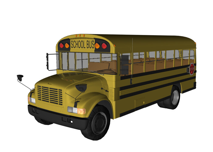 ArtStation - School Bus | Resources