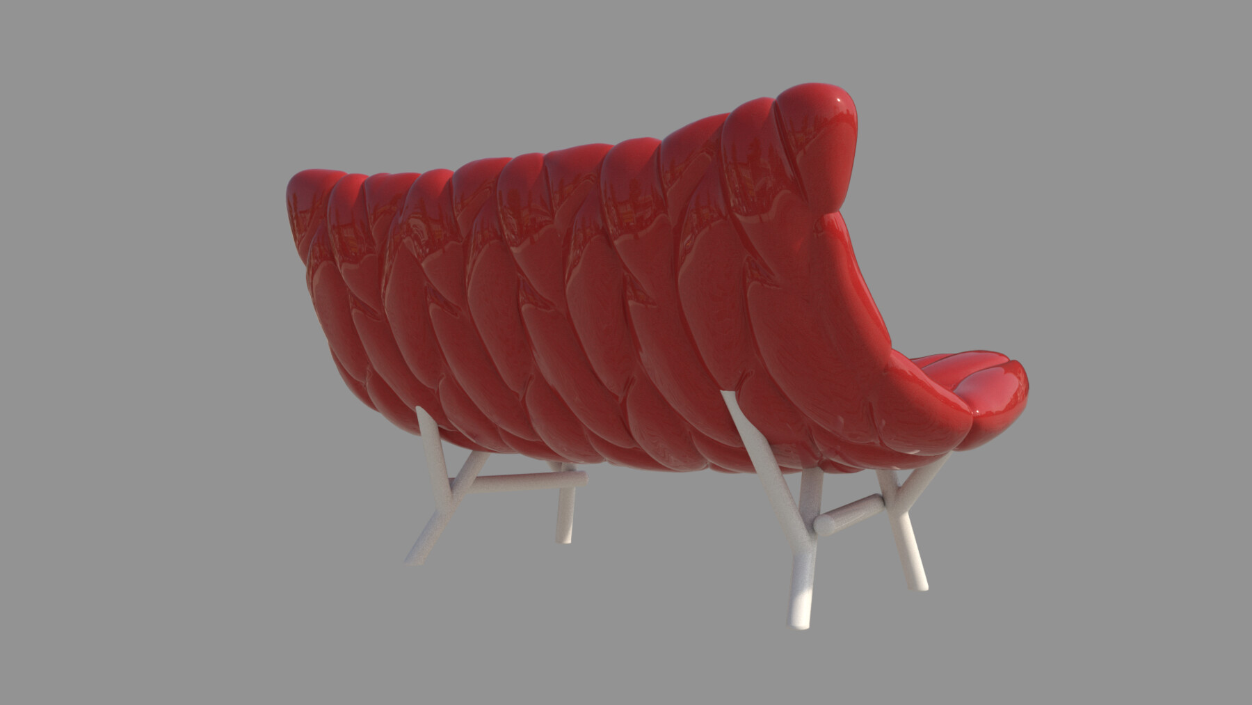 ArtStation - Red Double chair | Resources