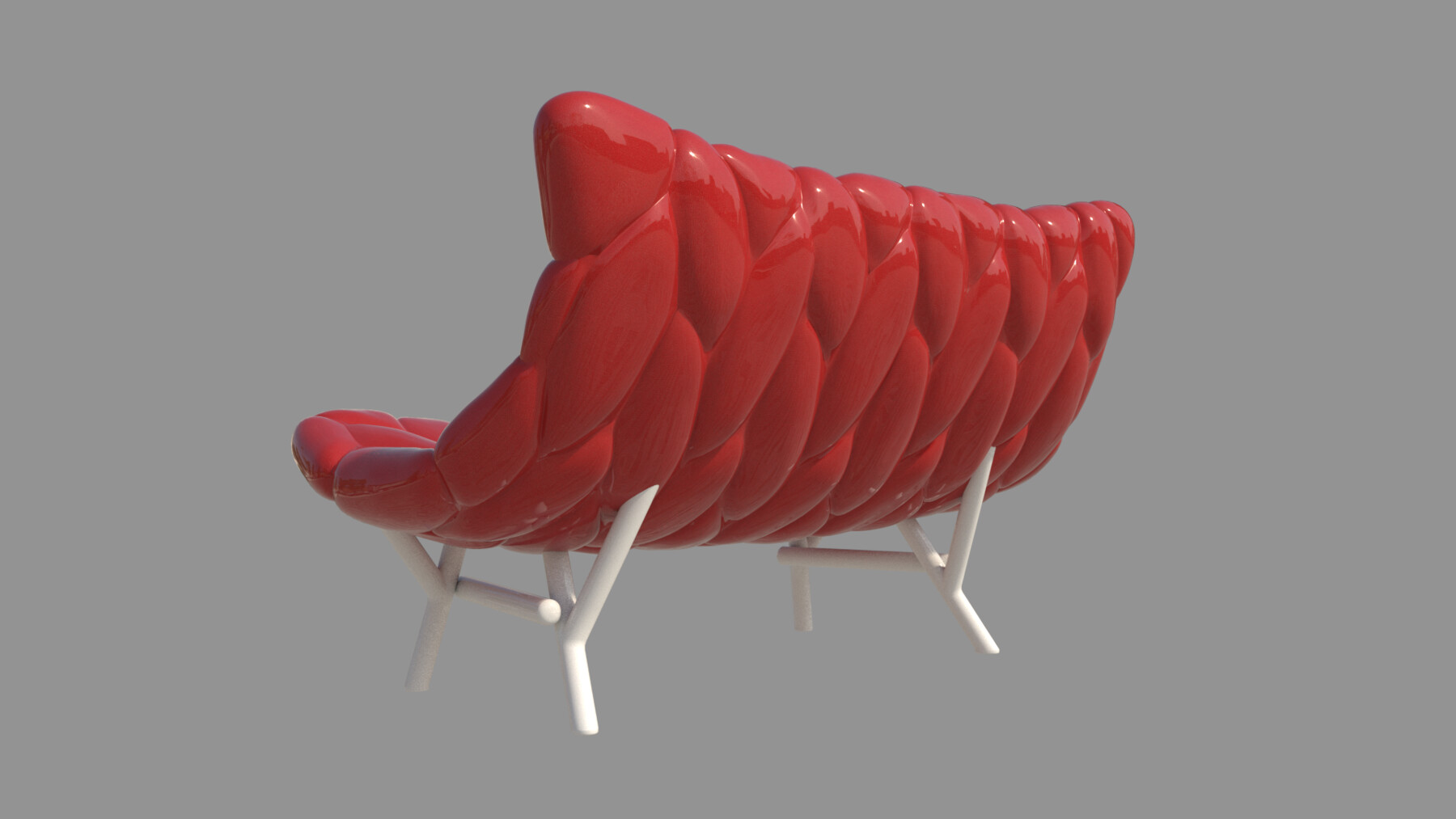 ArtStation - Red Double chair | Resources