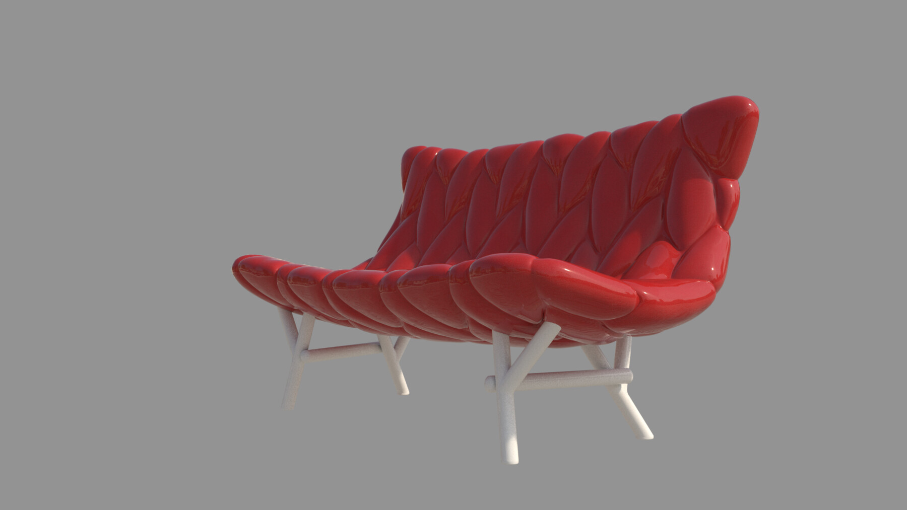 ArtStation - Red Double chair | Resources
