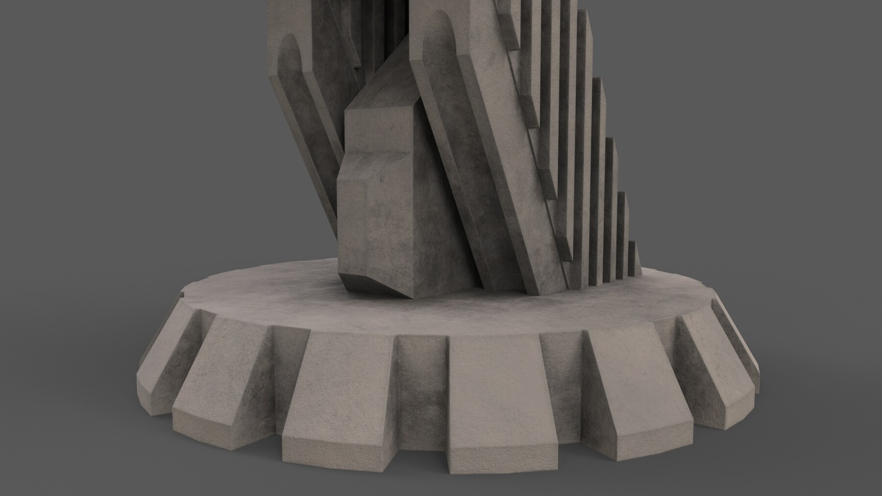 ArtStation - PBR Modern Monument and Memorial B | Game Assets