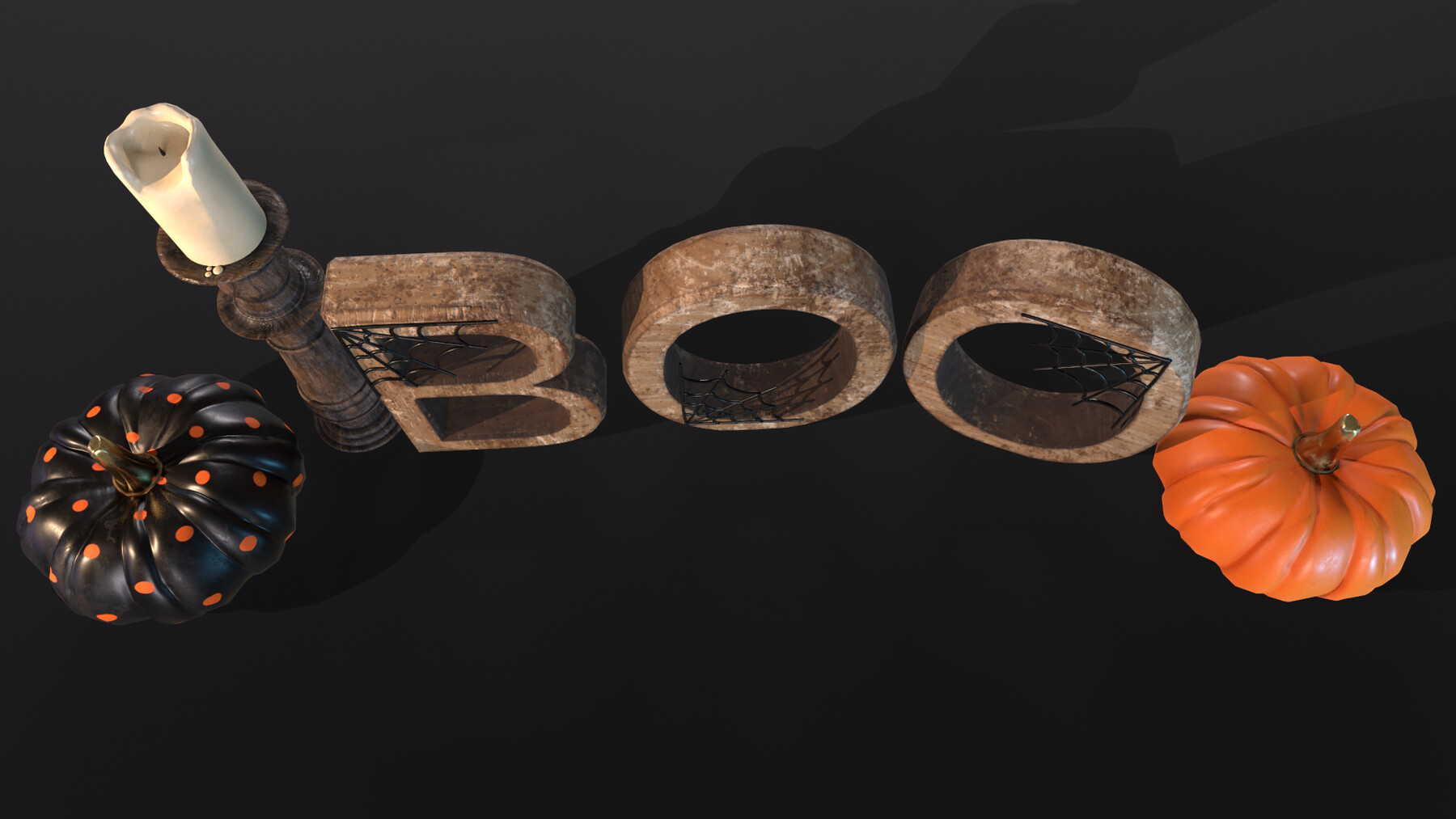 ArtStation - Halloween props - Decoration set | Resources