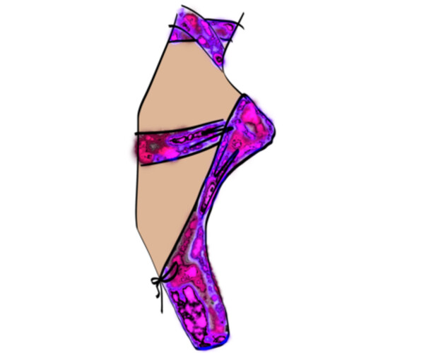 ArtStation - Ballet shoes (3000×3000px) | Artworks
