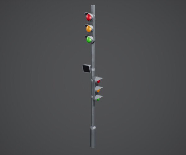 ArtStation - Stylized Traffic Lights | Game Assets