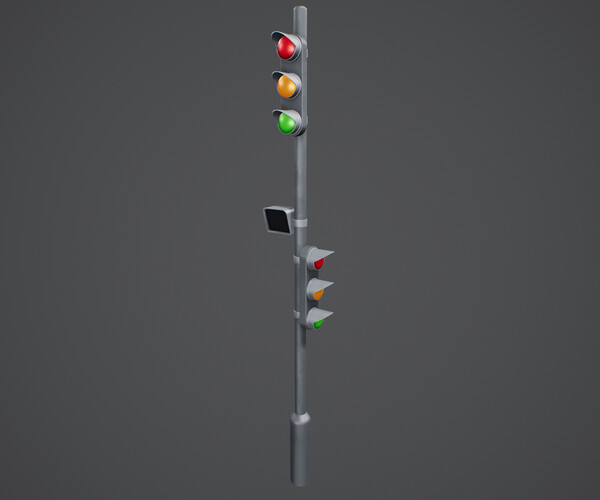 ArtStation - Stylized Traffic Lights | Game Assets