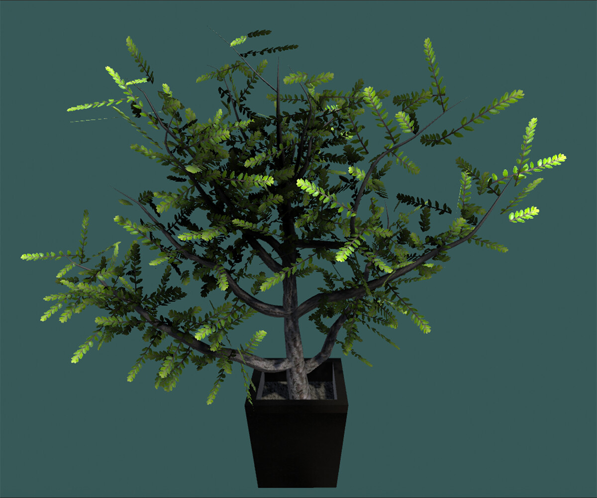 ArtStation - 3D Tree/Pot Pack | Game Assets