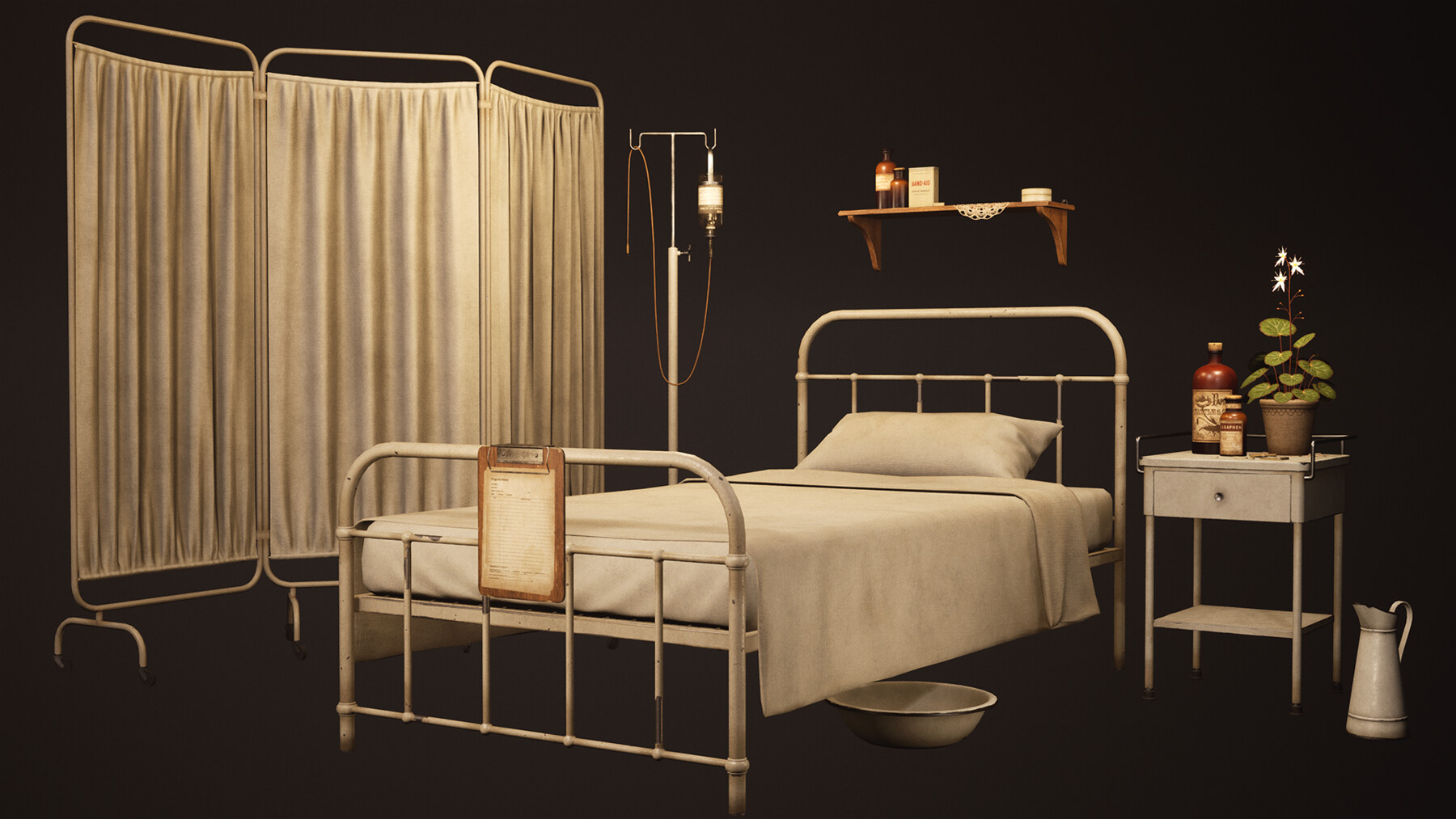 ArtStation - Victorian Hospital Props Pack | Game Assets