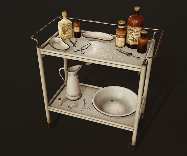 ArtStation - Victorian Hospital Props Pack | Game Assets