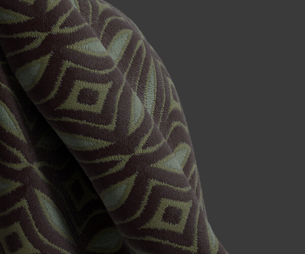 ArtStation - 16 Heavy Embroidered Fabric - 4K - Texture maps (Albedo ...