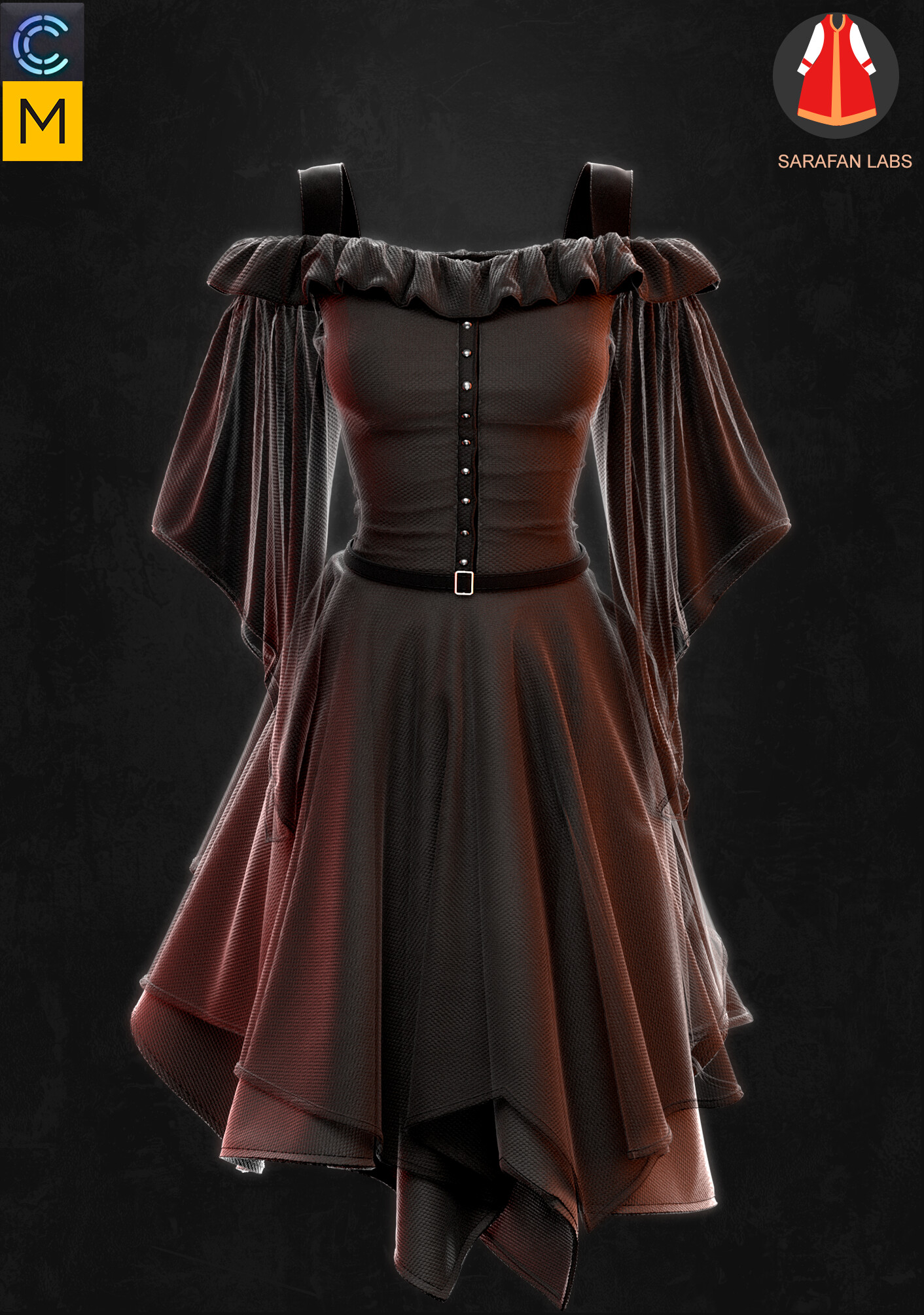 ArtStation - Set of Women`s Dress | Game Assets