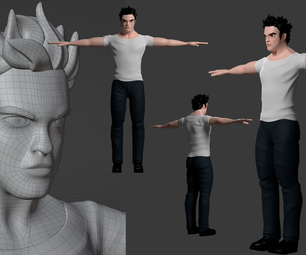 ArtStation - Edward: 3D Stylized Character model | Game Assets