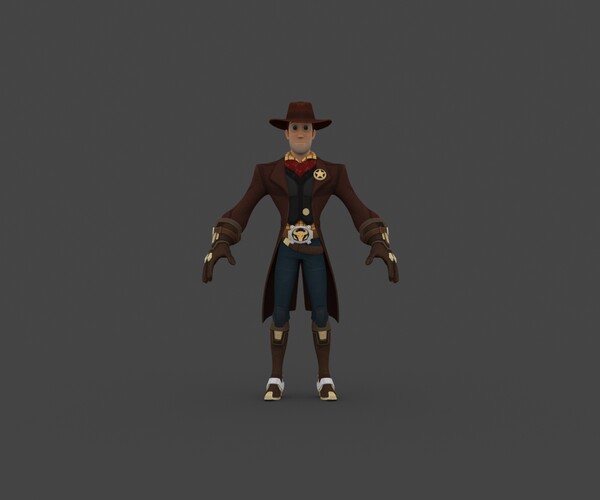 ArtStation - WUDY.010 Rigged Woody | Game Assets