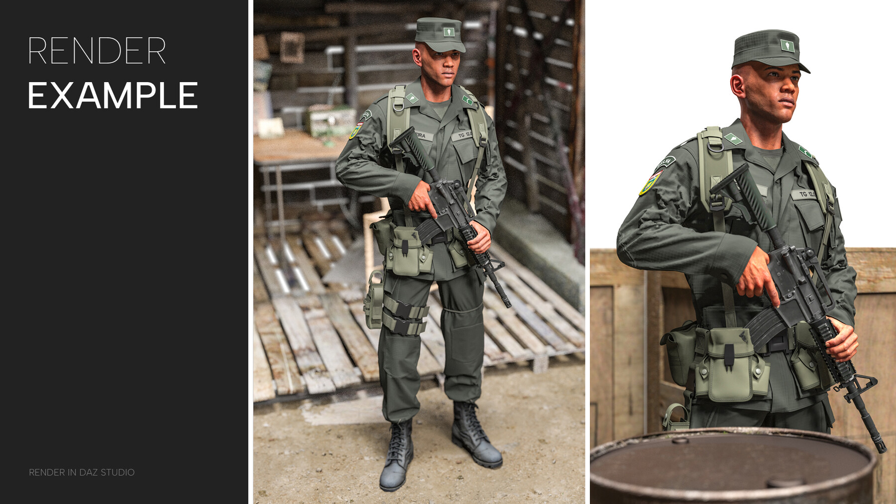 ArtStation - Soldier BDU 01 - Marvelous Designer, CLO 3D | Resources