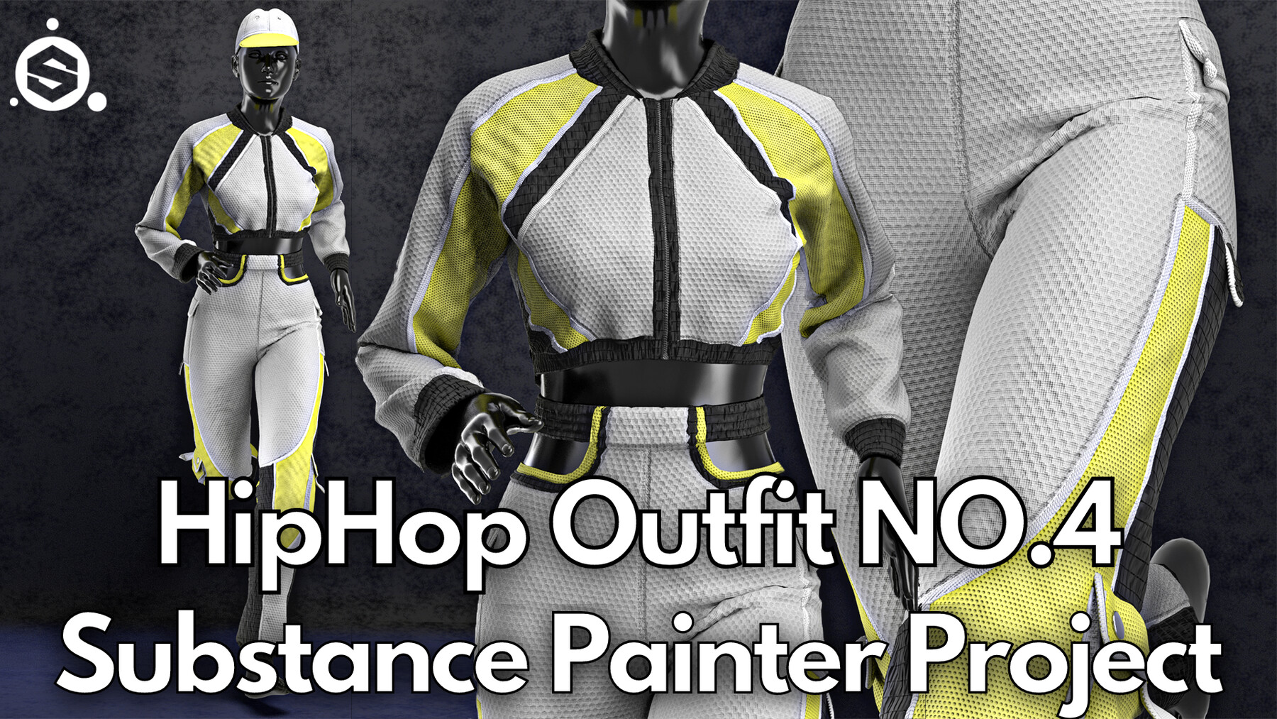 ArtStation - Hip-Hop No.4 : Substance Painter Project | Game Assets