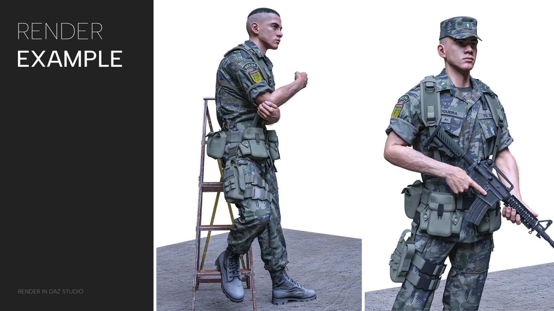 ArtStation - Soldier BDU 02 - Marvelous Designer, CLO 3D | Resources