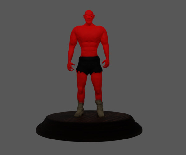 ArtStation - Red Man 3D model | Game Assets