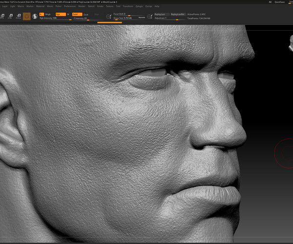 ArtStation - 3D Model Realistic Arnold Schwarzenegger | Game Assets
