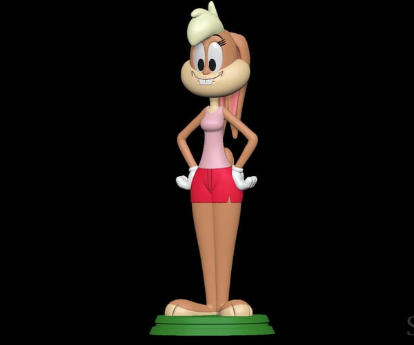 Artstation Lola Bunny Looney Tunes 3d Print Model Resources