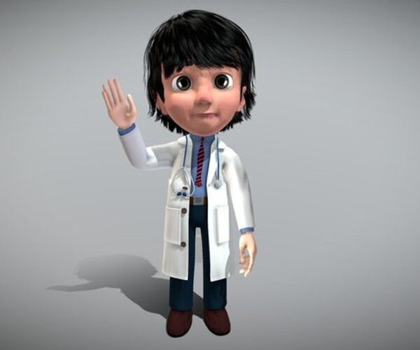 ArtStation - Cartoon Doctor | Game Assets