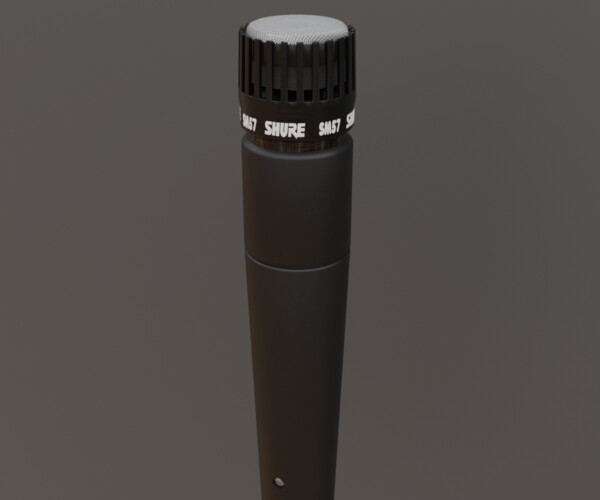 ArtStation - Shure Sm57 3D model | Game Assets
