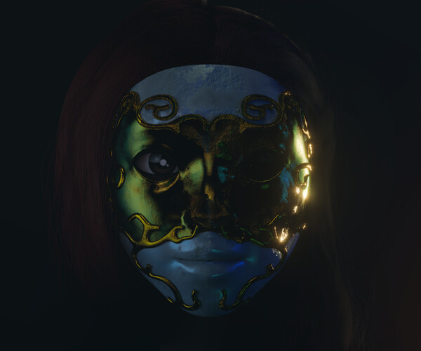 ArtStation - Venetian Mask 3D MODEL | Resources