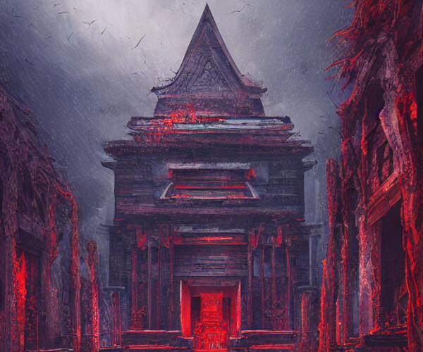 ArtStation - Temple of the damned | Artworks