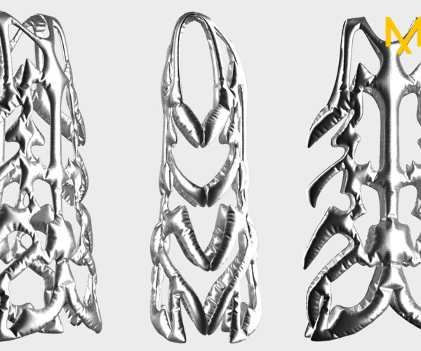 ArtStation - Streetwear Armor Skeleton Vest #006 - Clo 3D / Marvelous ...