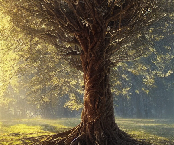 ArtStation - Tree of life artwork (HighRes)(12 Version) | Artworks