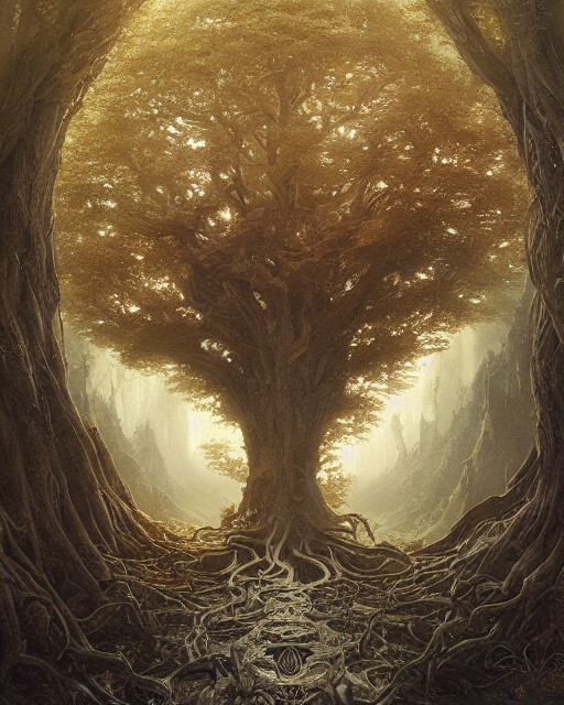 ArtStation - Tree of life artwork (HighRes)(12 Version) | Artworks