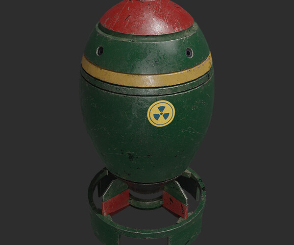 ArtStation - Fallout Mini Nuke 3D model Free | Resources