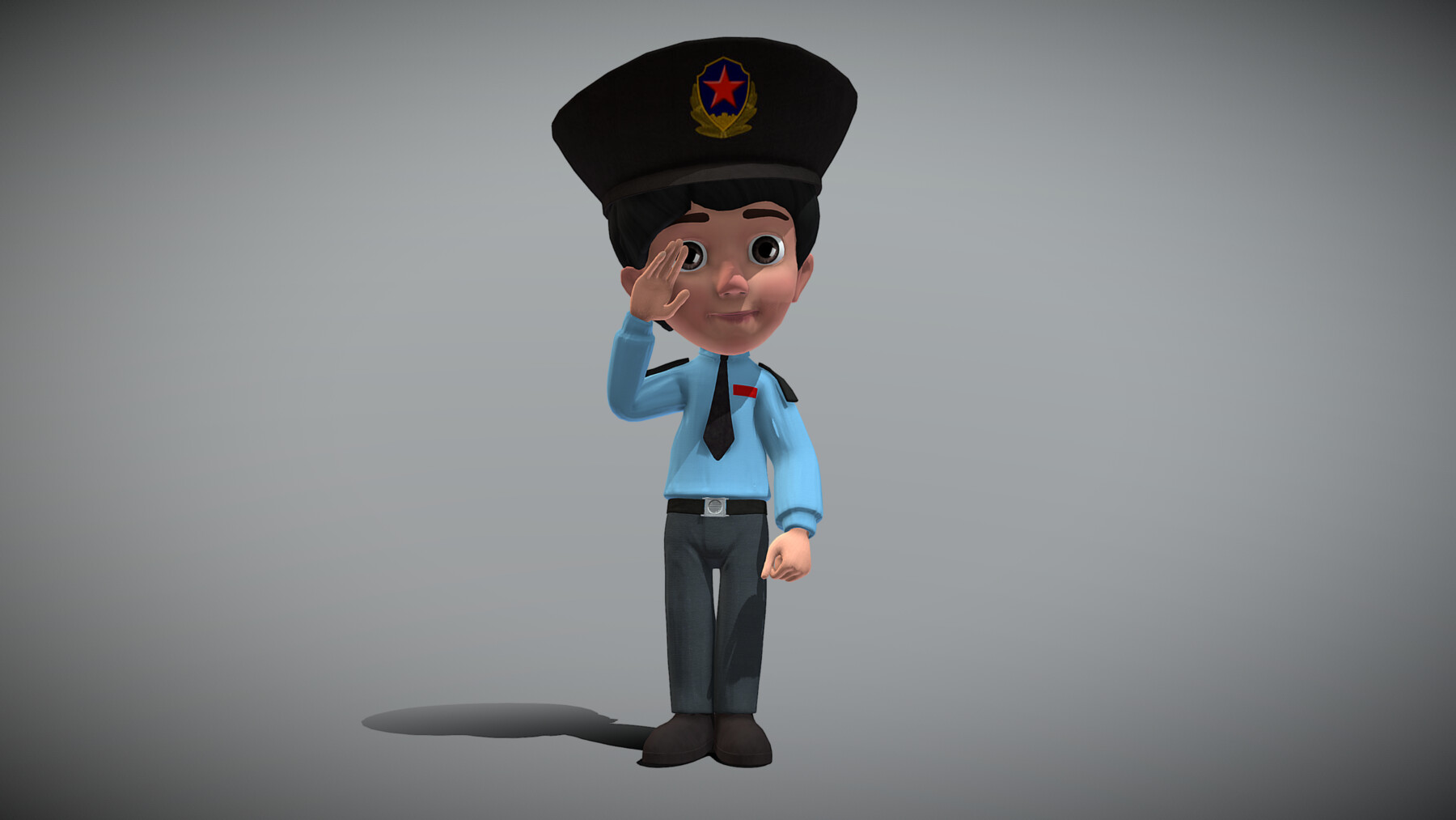 ArtStation - Cartoon Police | Game Assets