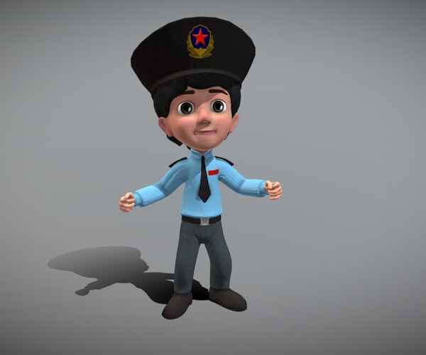 ArtStation - Cartoon Police | Game Assets
