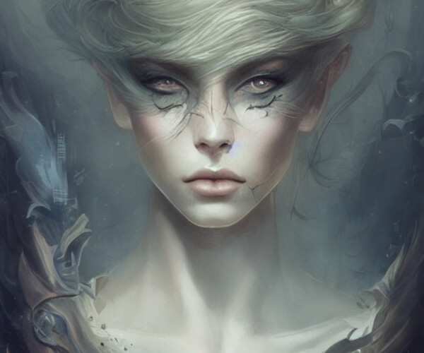 ArtStation - Elven Mage Portrait Artwork (7 versions)(High Res) | Artworks