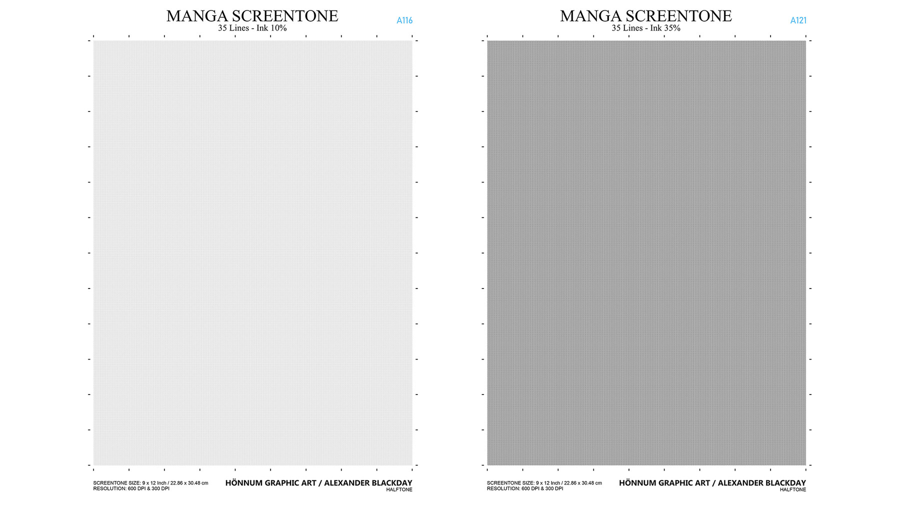 ArtStation - Manga Screentones / Halftones No. 7 / 35 Lines | Artworks