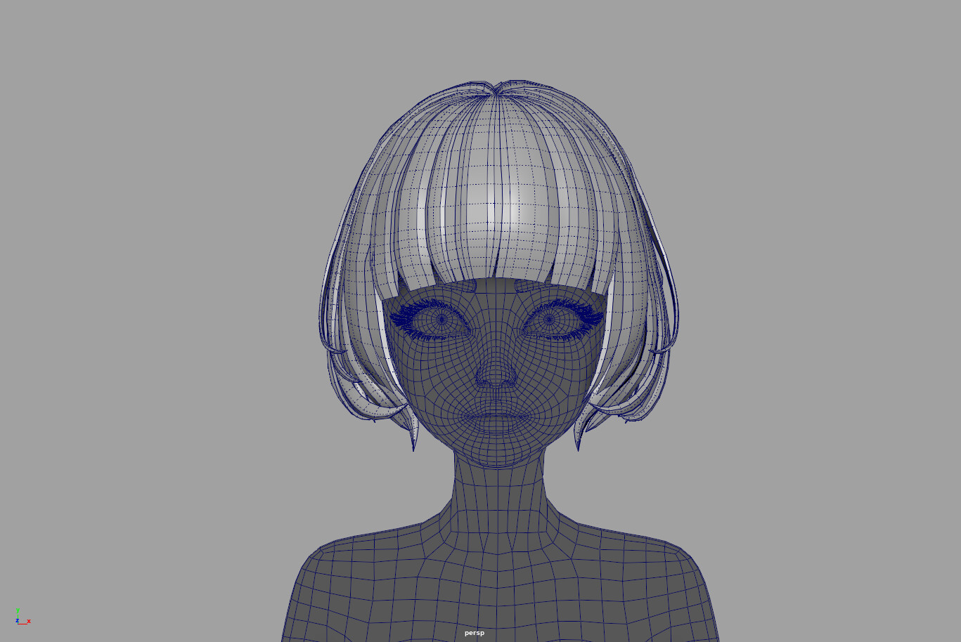 ArtStation - 4 cartoon Loli Beautiful Female stylish Hairstyles ...