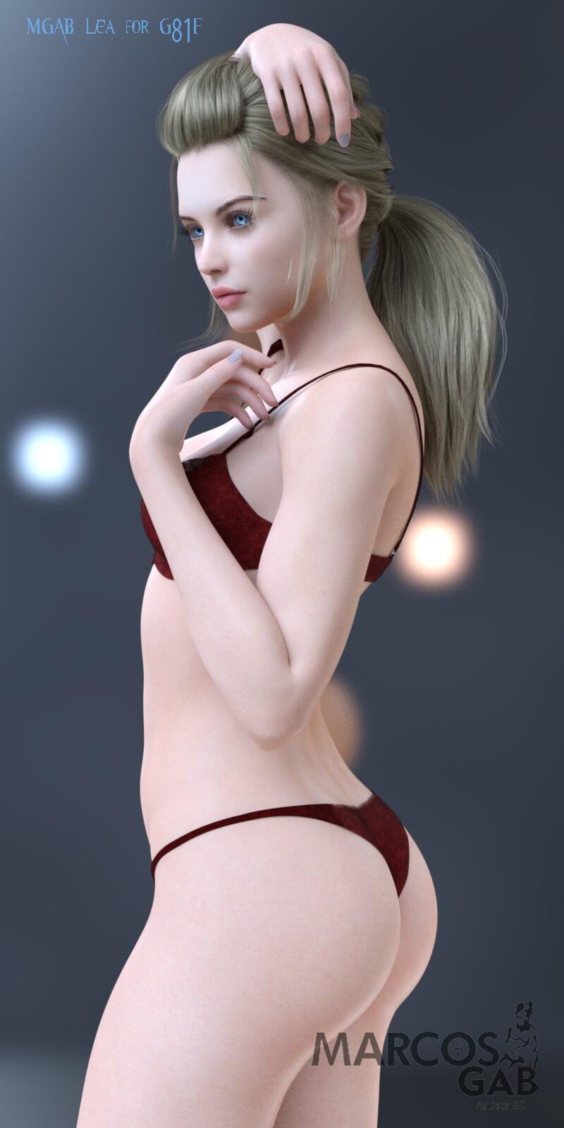 ArtStation - MGAB Lea for Genesis 81 Female | Resources