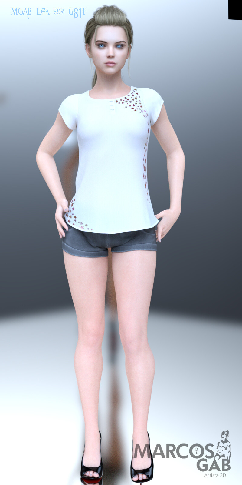 ArtStation - MGAB Lea for Genesis 81 Female | Resources